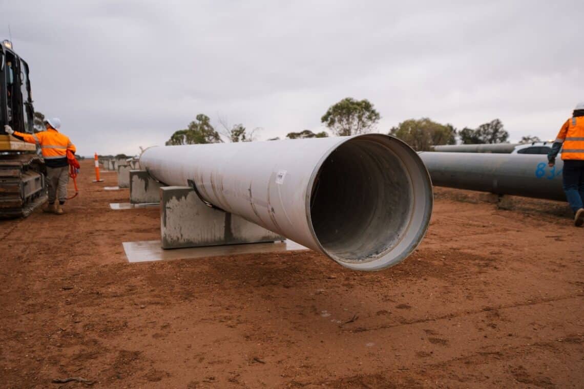 Major milestone reached on $61M pipeline upgrade - Trenchless Australasia