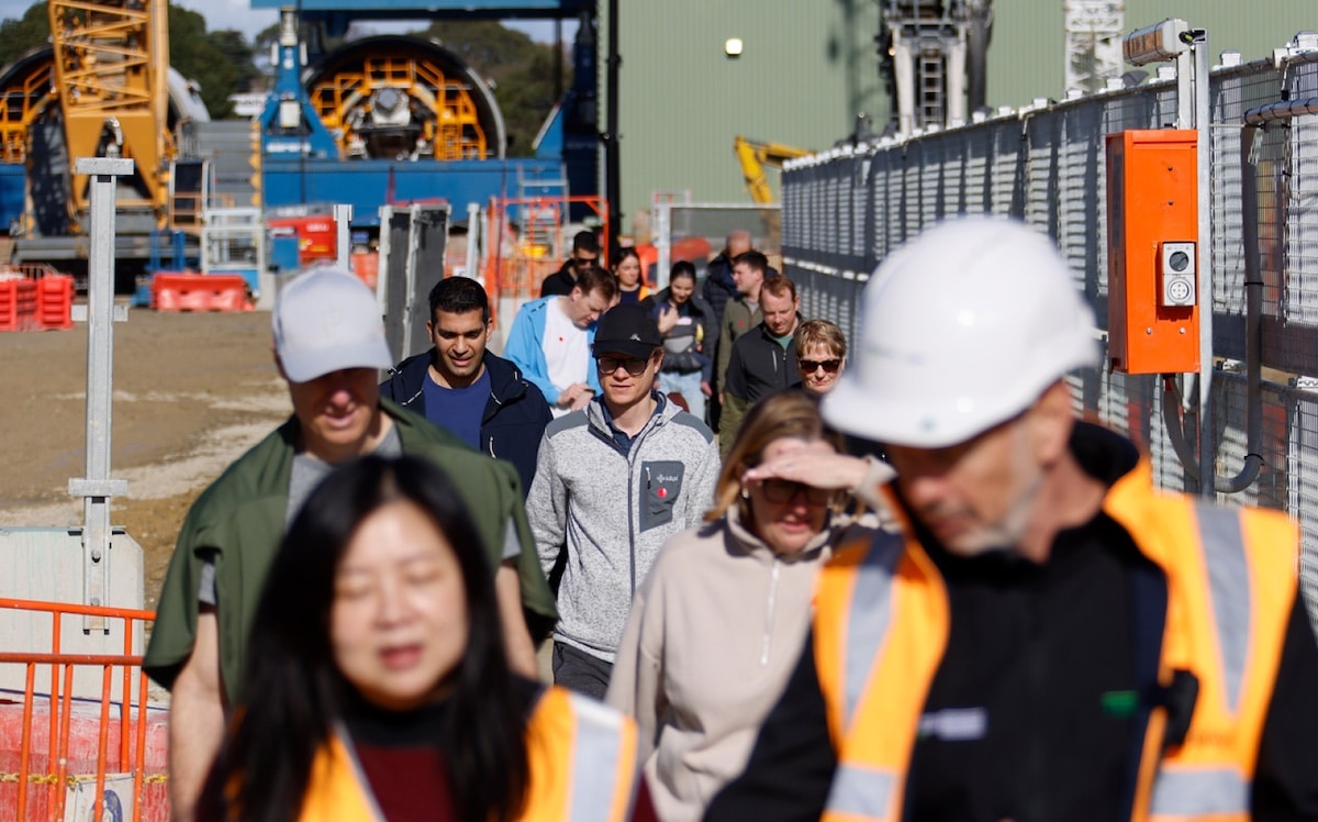 Suburban Rail Loop residents get up close with TBMs - Trenchless ...